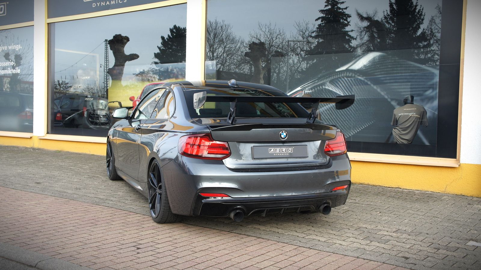 AERO Heckflügel GT-Flex Carbon TÜV für BMW M235i M240i Coupe ...